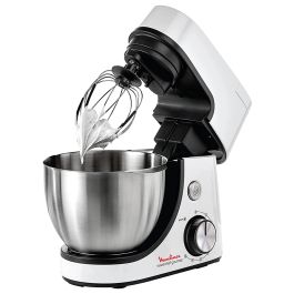 Moulinex Masterchef Gourmet Stand Mixer, 4.6 Liters, 1100 Watt, White ...